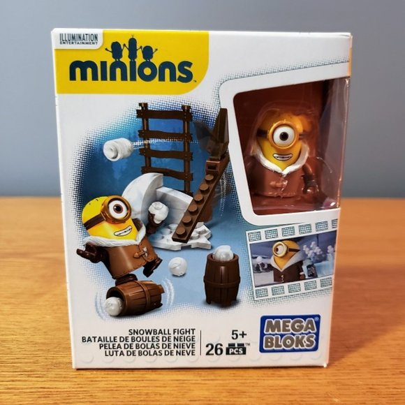 Mega Bloks | Toys | Despicable Me Minions Mega Bloks Snowball Fight ...